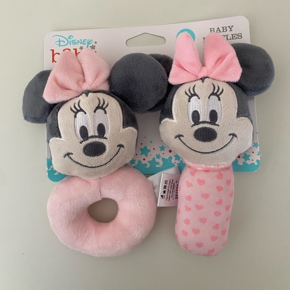 Disney | Toys | Disney Baby Minnie Mouse 2 Pack Rattle Set | Poshmark